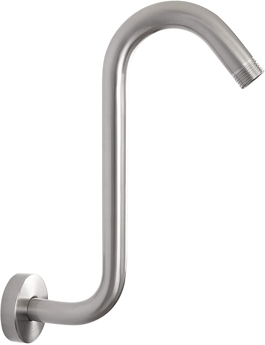 NearMoon S Shaped Shower Head Riser Pipe, Shower Extender Arm with ...