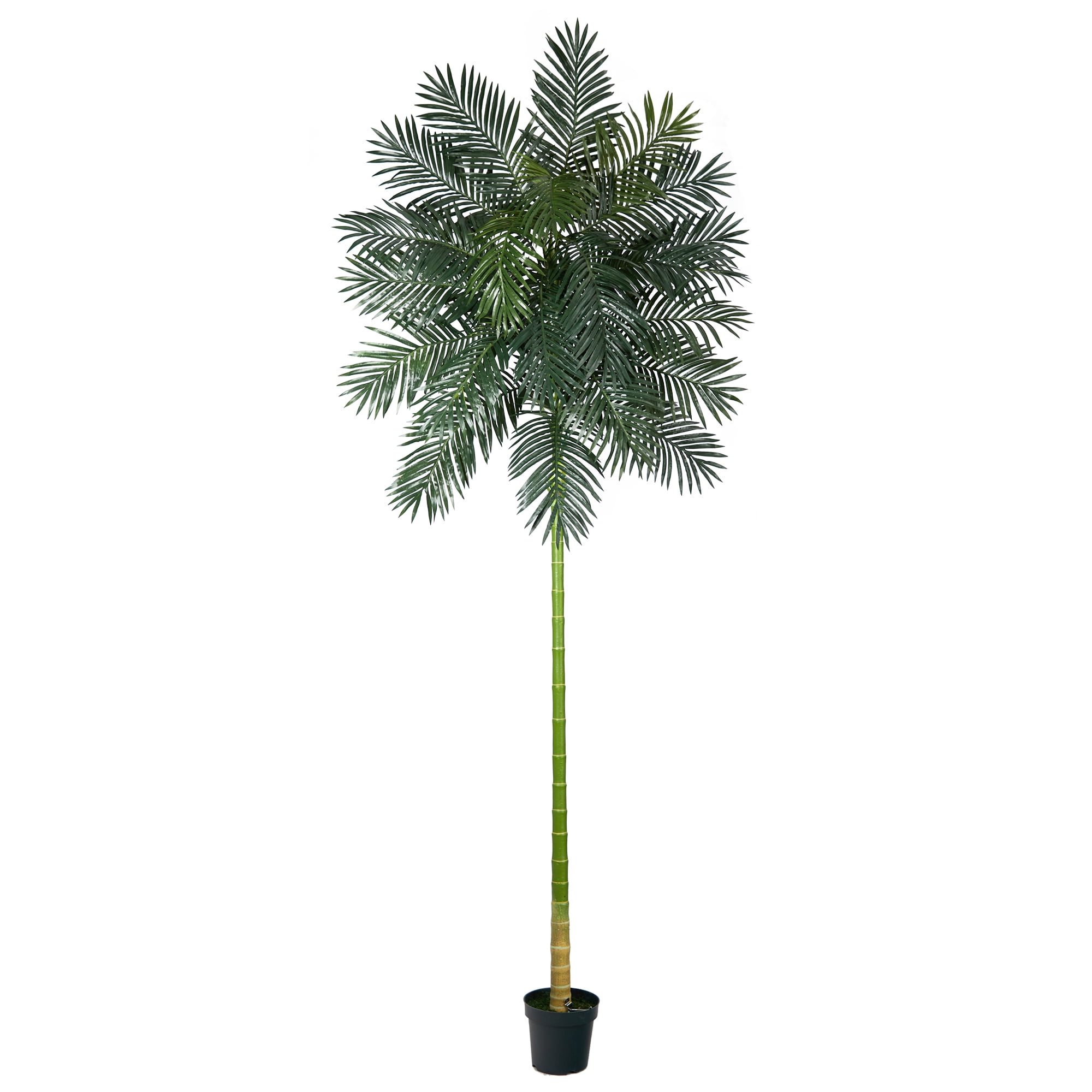 Nearly Natural 10' Golden Cane Palm Artificial Tree - Walmart.com