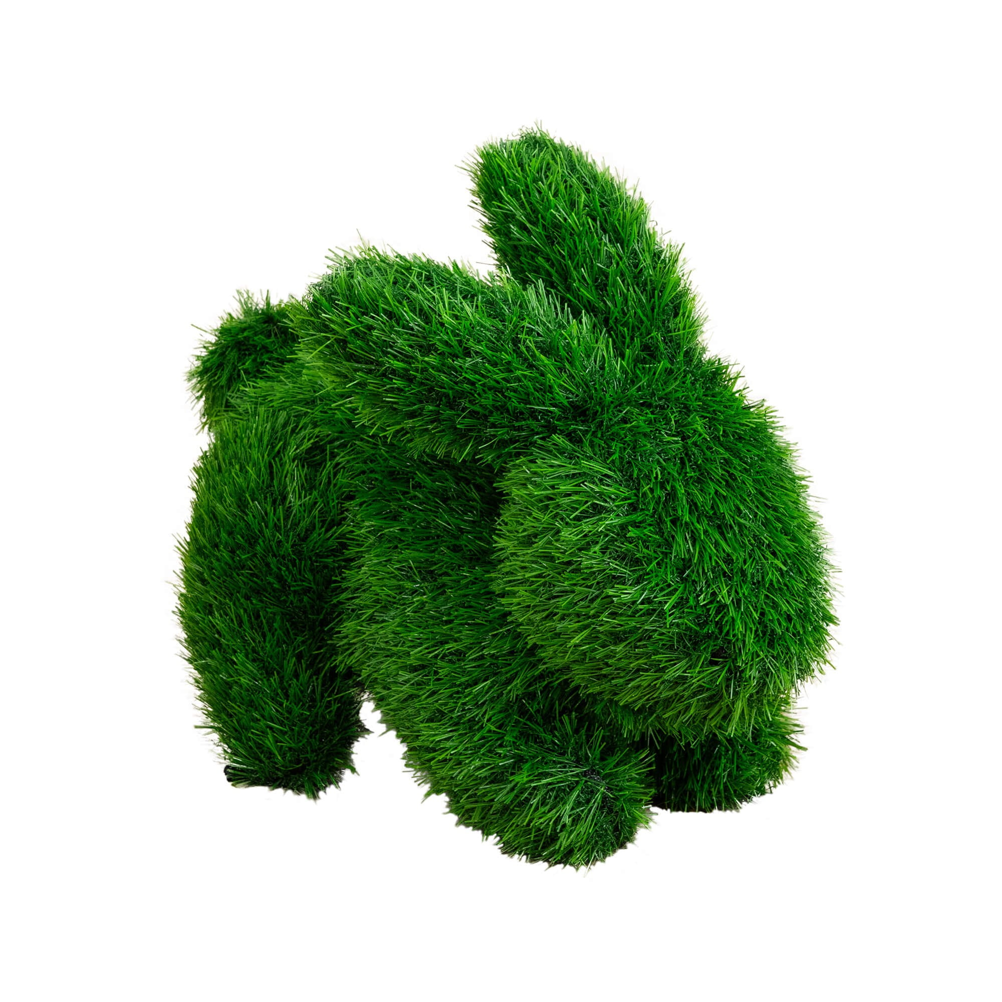 Nearly Natural 14in. UV Resistant Artificial Grass Garden Plush Topiary ...