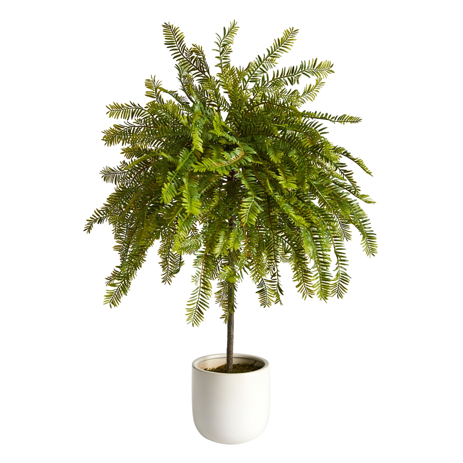 Nearly Natural 2ft. Northern Californian Cedar Canopy Artificial Tree ...