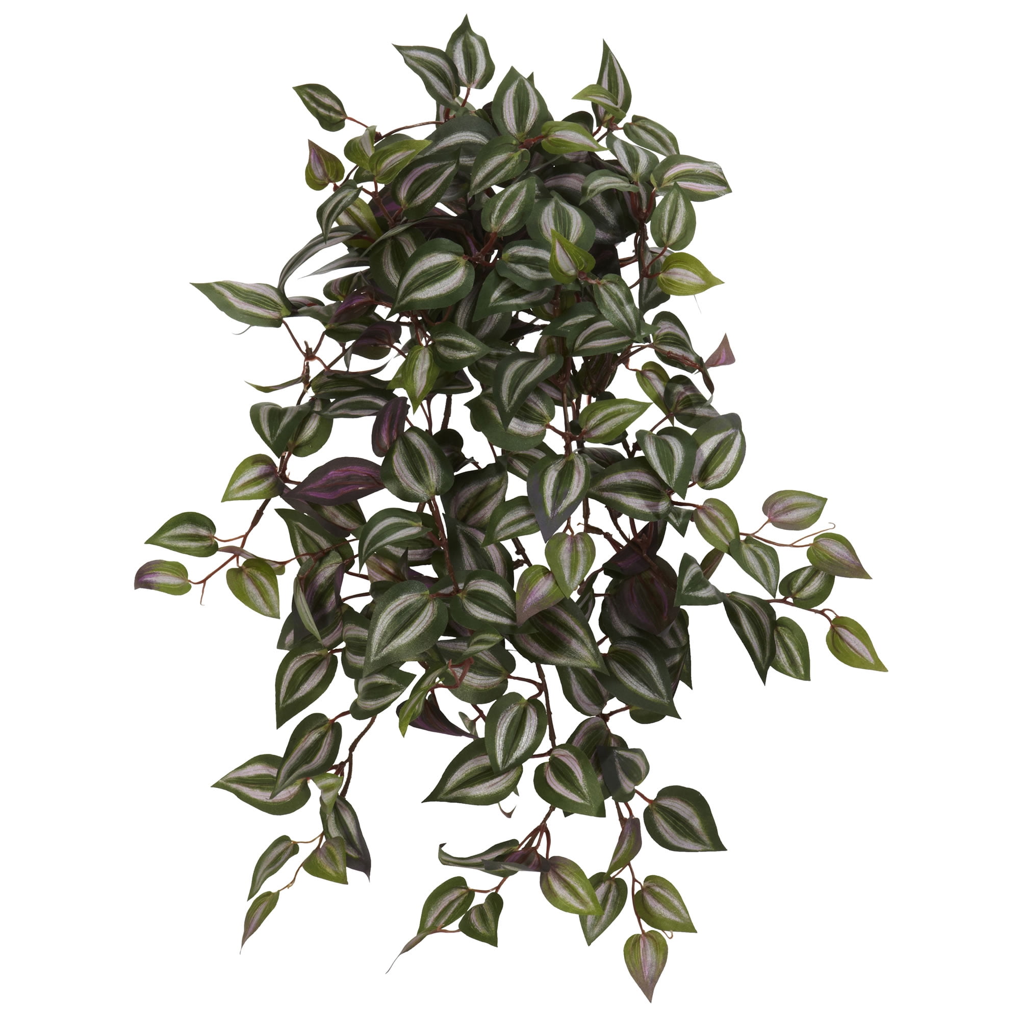 Nearly Natural 23" Wandering Jew Hanging Plastic Artificial Plant (Set ...