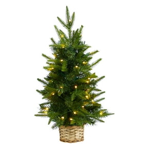 2 Ft Lighted Christmas Trees