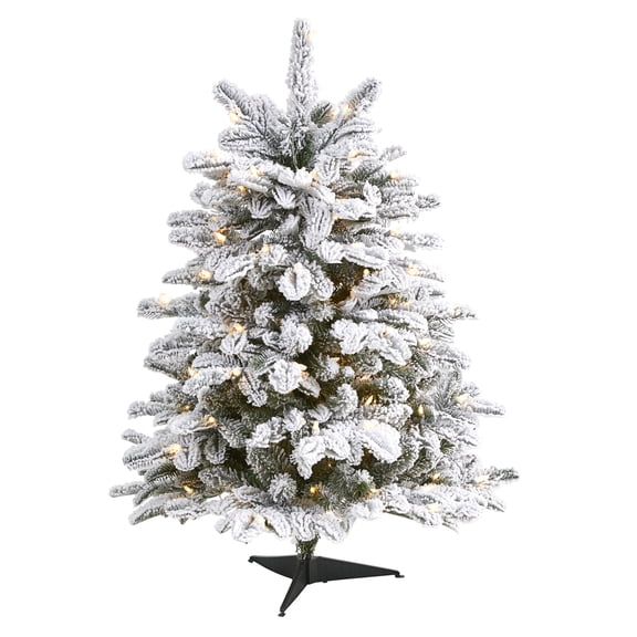 3 Ft Flocked Christmas Tree
