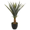 Nearly Natural 30" Plastic Agave Artificial Plant, Green - Walmart.com