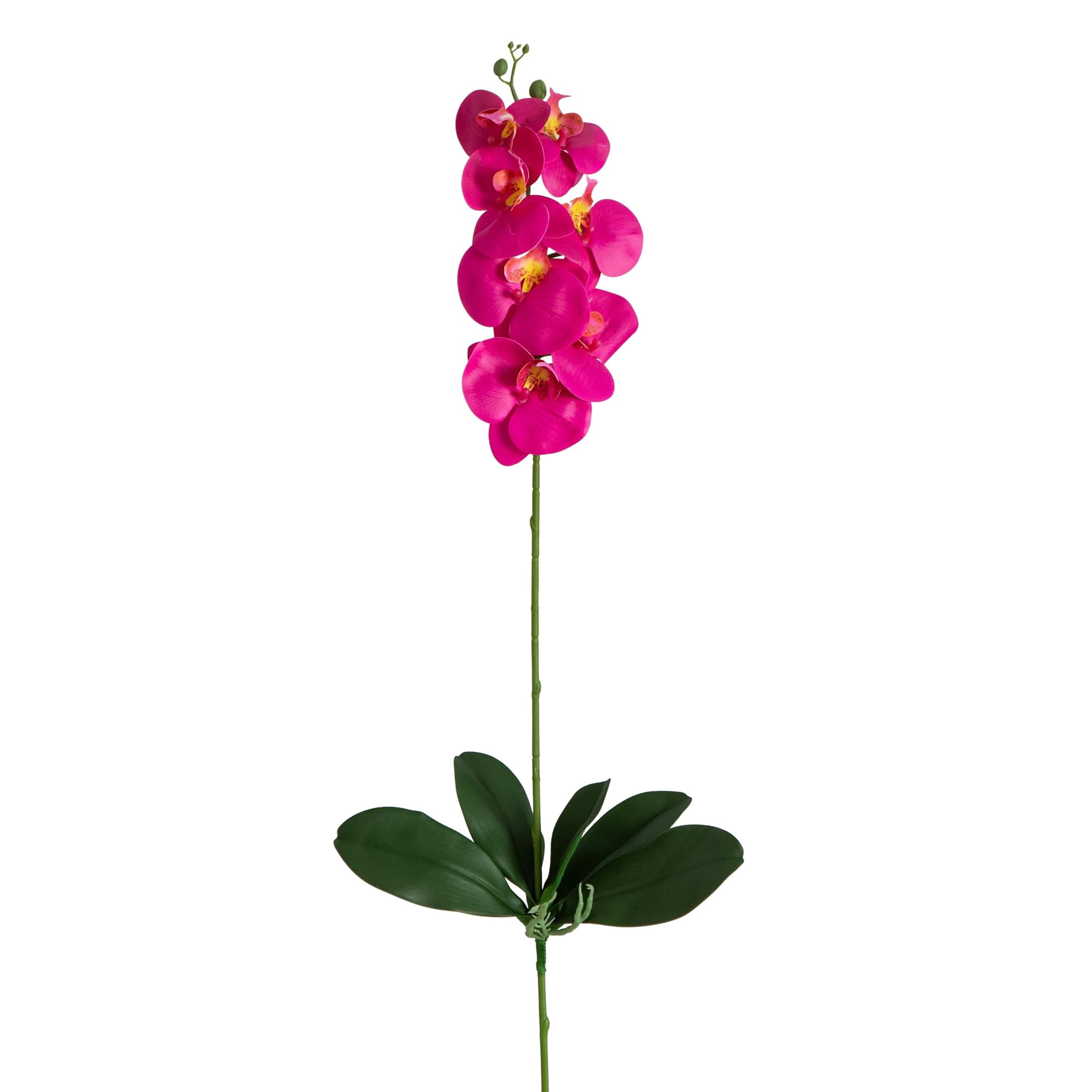 Nearly Natural 35-in Artificial Orchid Flower Stems, Set of 3 Long Stem ...