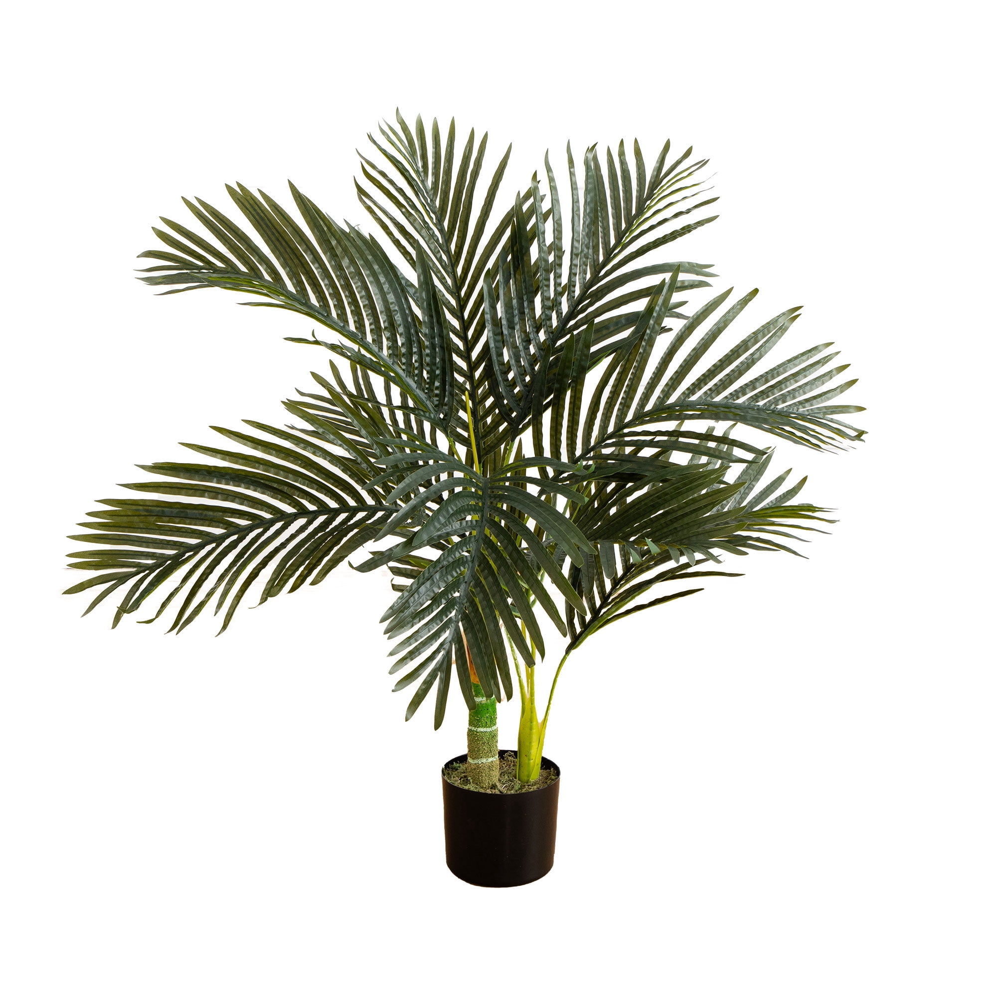 Nearly Natural 3ft. Artificial Golden Cane Palm Tree - Walmart.com