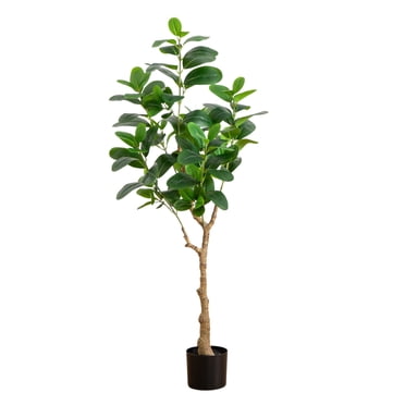Nearly Natural 6' Variegated Ficus Tree - Walmart.com
