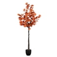 Nearly Natural 5ft. Autumn Rustic Maple Artificial Fall Tree - Walmart.com