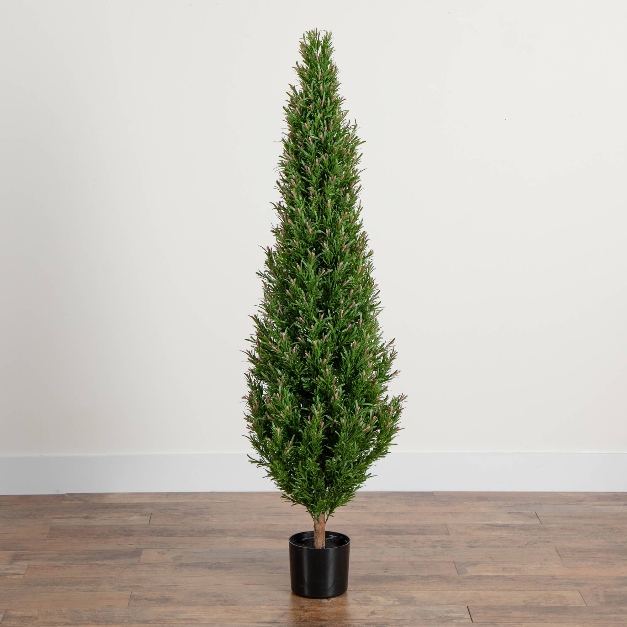 Nearly Natural Rosemary Topiary Artificial Potted Tree - 5' - Walmart.com
