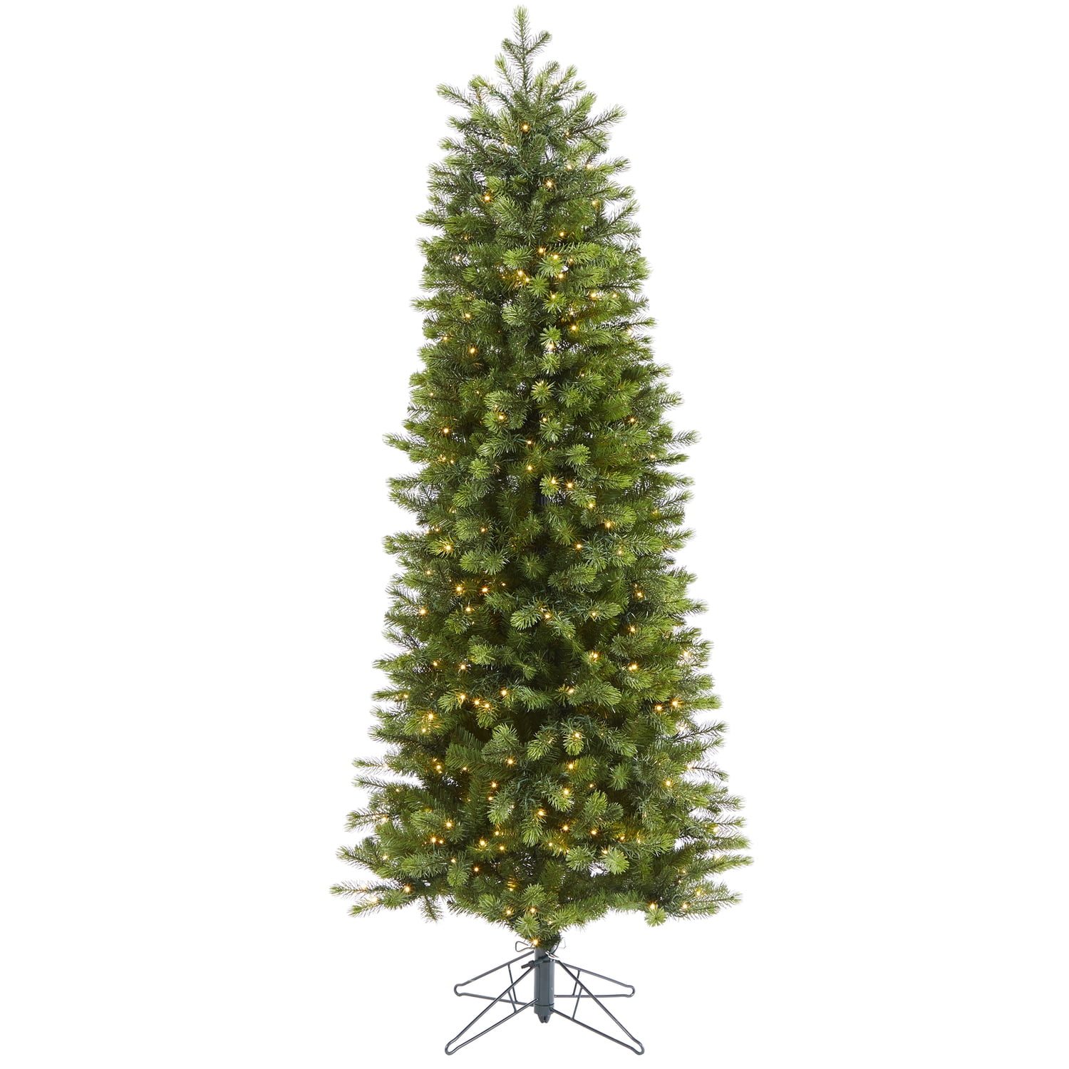 Nearly Natural 6.5ft Slim Colorado Mountain Spruce Artificial Christmas ...