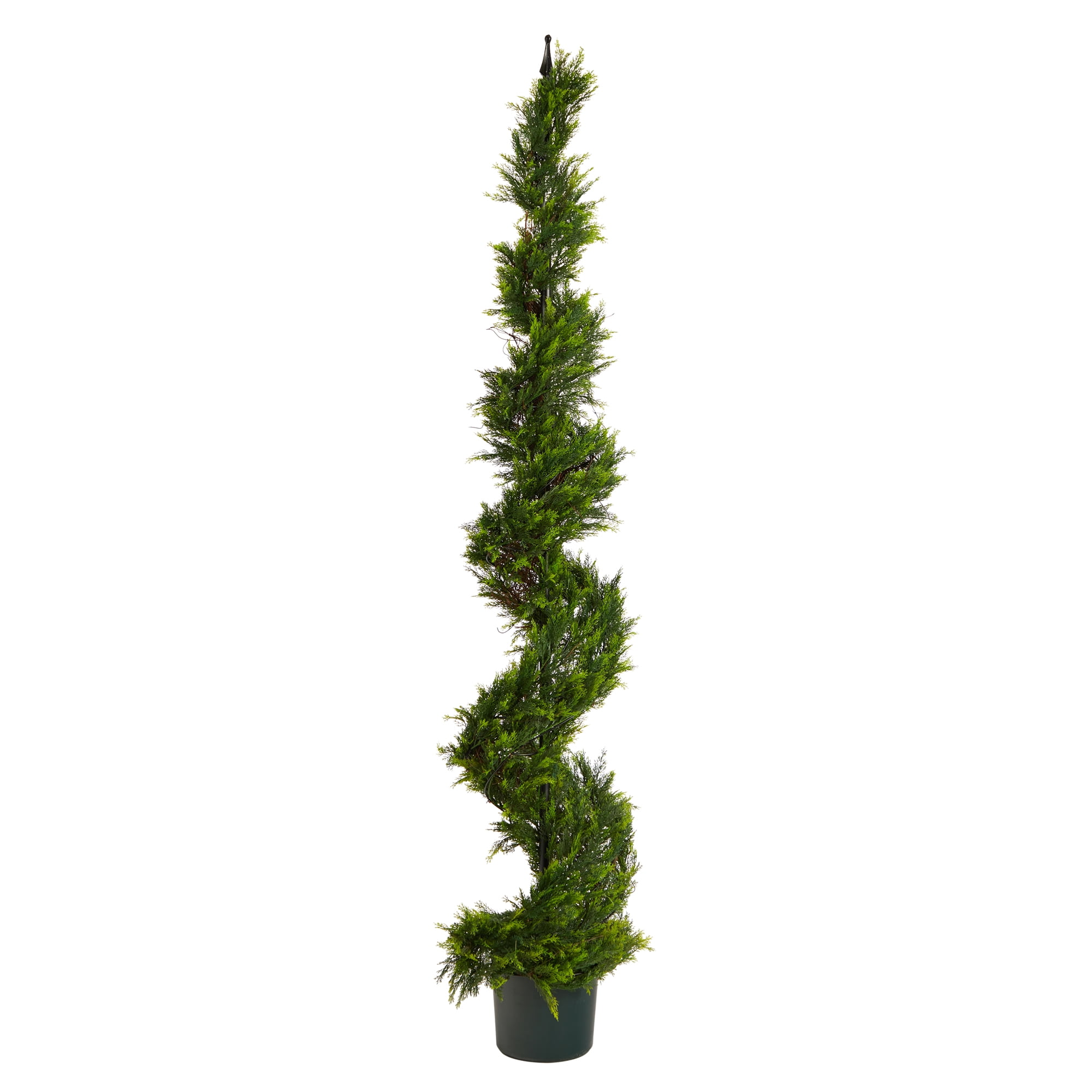 Nearly Natural 6' Cypress Spiral Artificial Topiary - Walmart.com