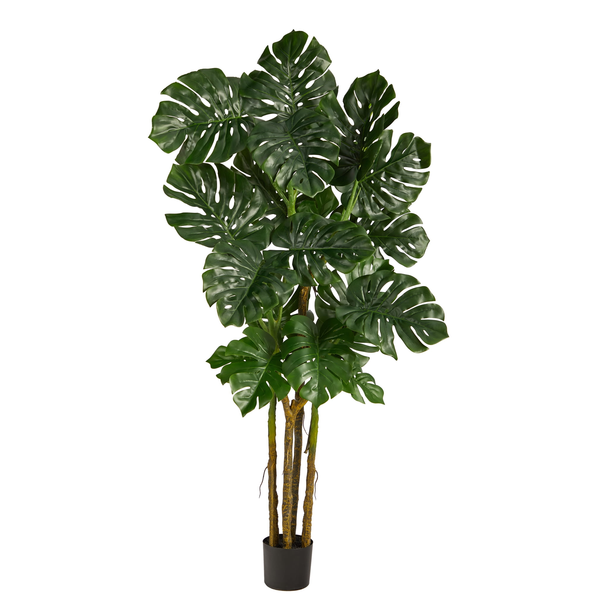 Nearly Natural 6' Monstera Artificial Tree - Walmart.com