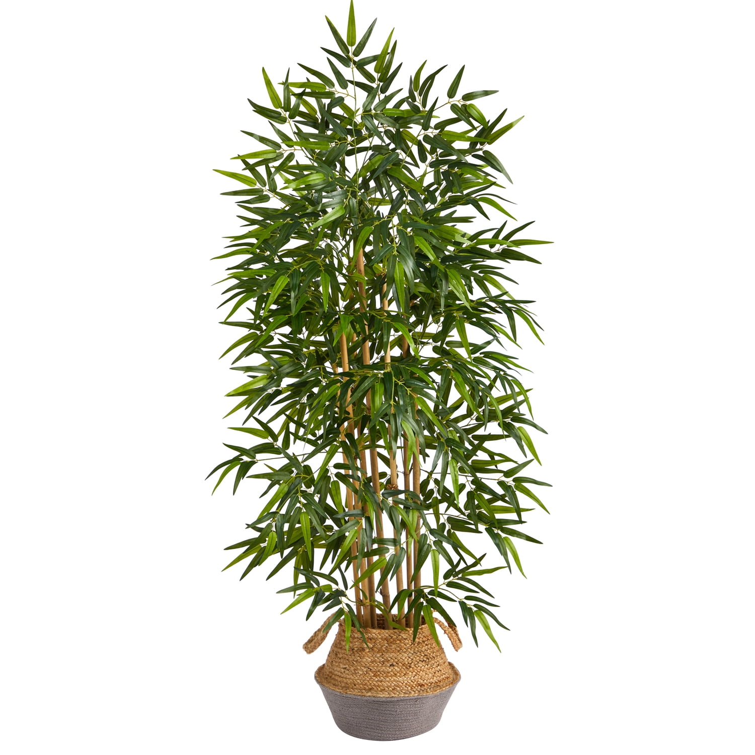 Nearly Natural 64in. Bamboo Artificial Tree Bamboo Trunks in Boho Chic ...