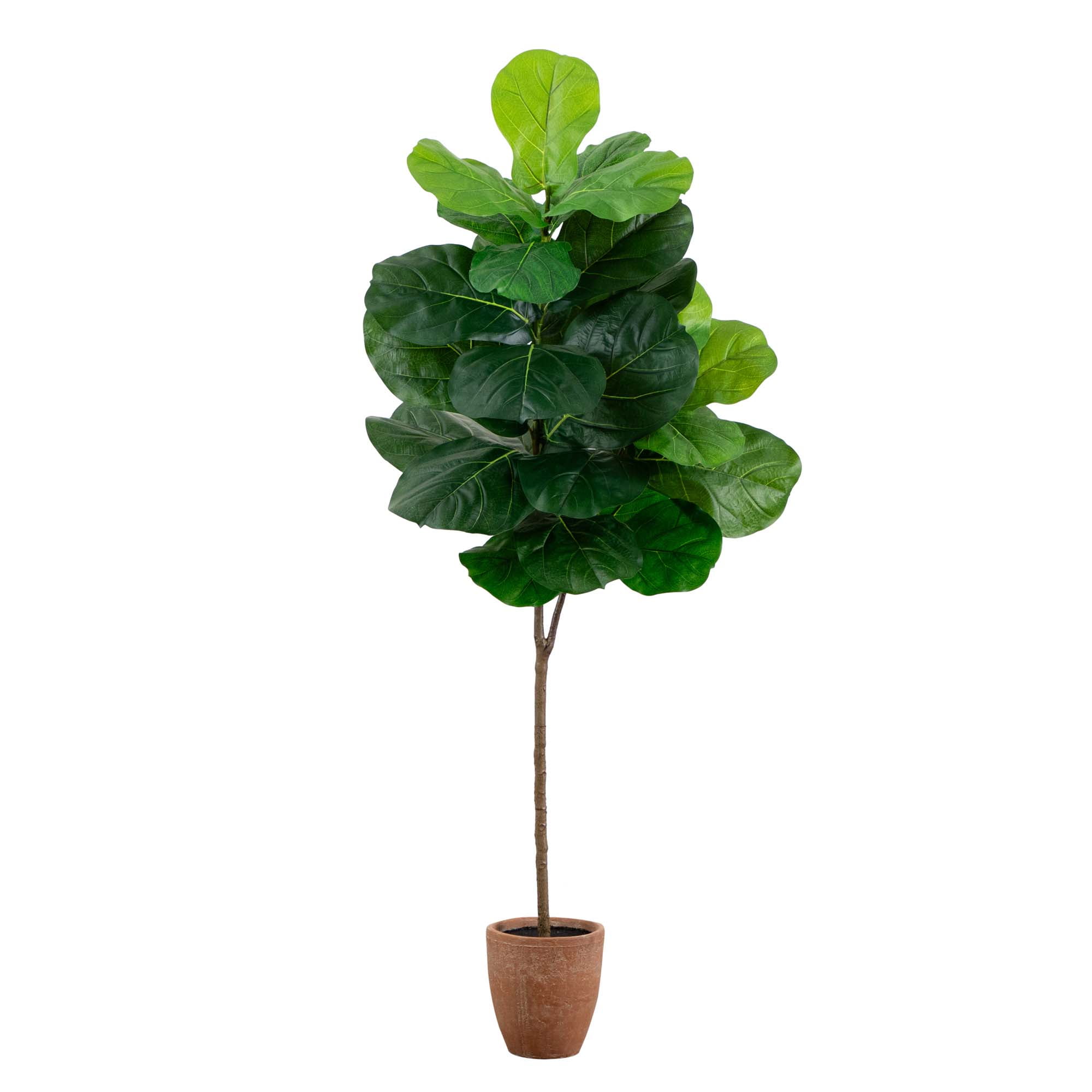 Free Shipping! Nearly Natural 6ft Artificial Fiddle Leaf Fig Tree in ...