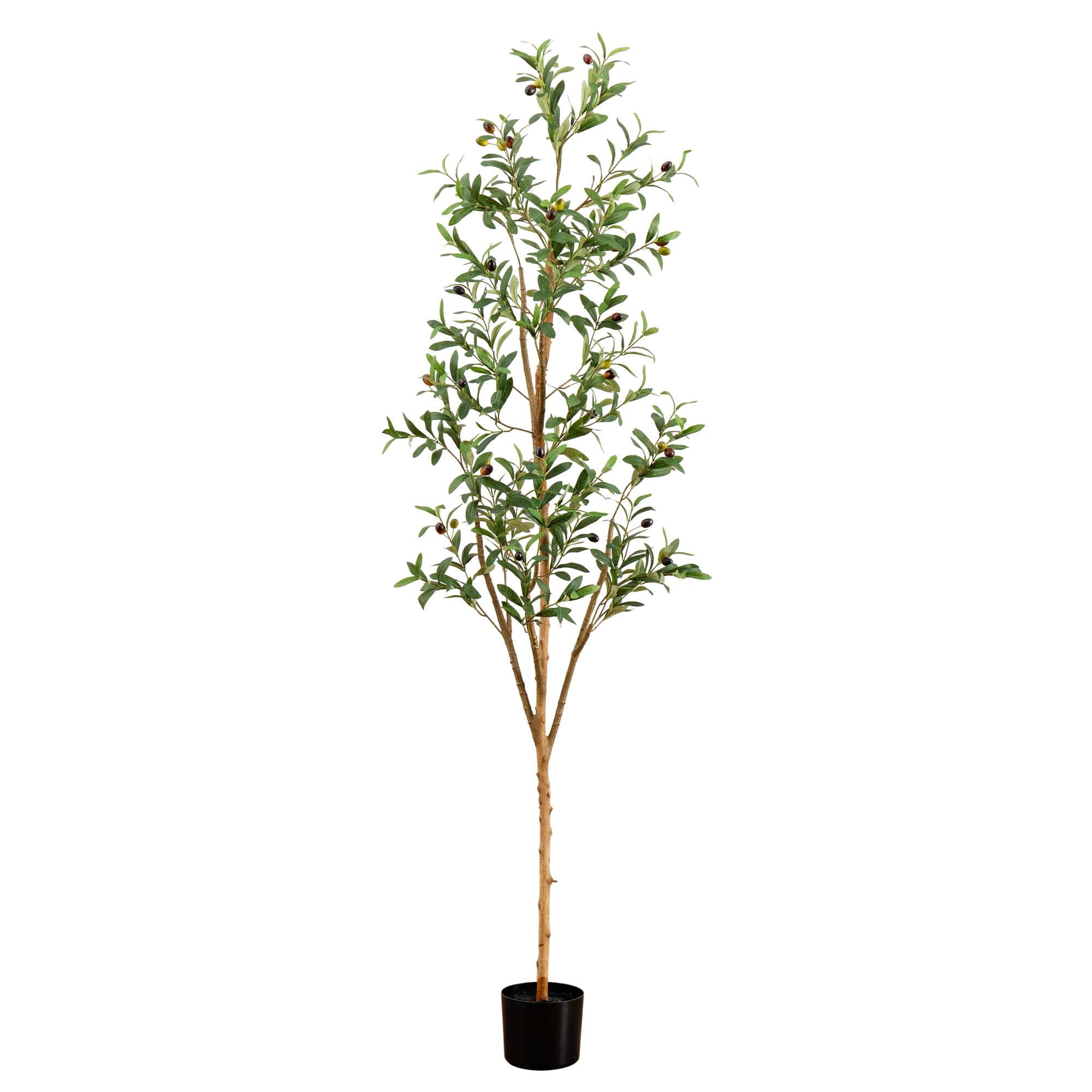 Free Shipping! Nearly Natural 6ft Faux Olive Tree with Natural Trunk ...