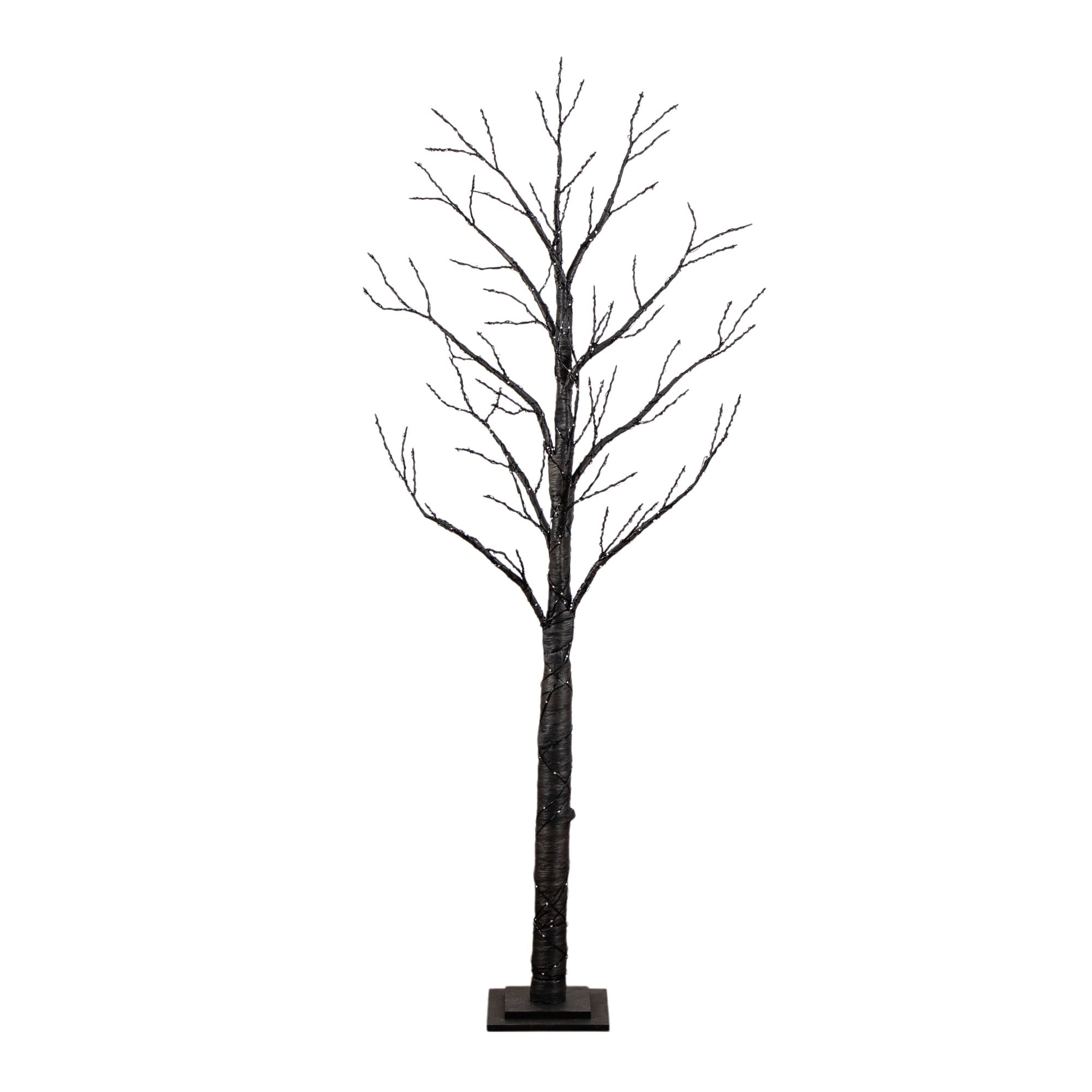 Nearly Natural 6ft. Pre-Lit Artificial Halloween Twig Tree with 480 ...