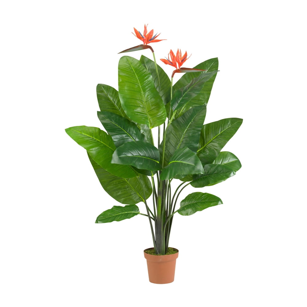Nearly Natural Bird of Paradise Plant - Real Touch - Walmart.com