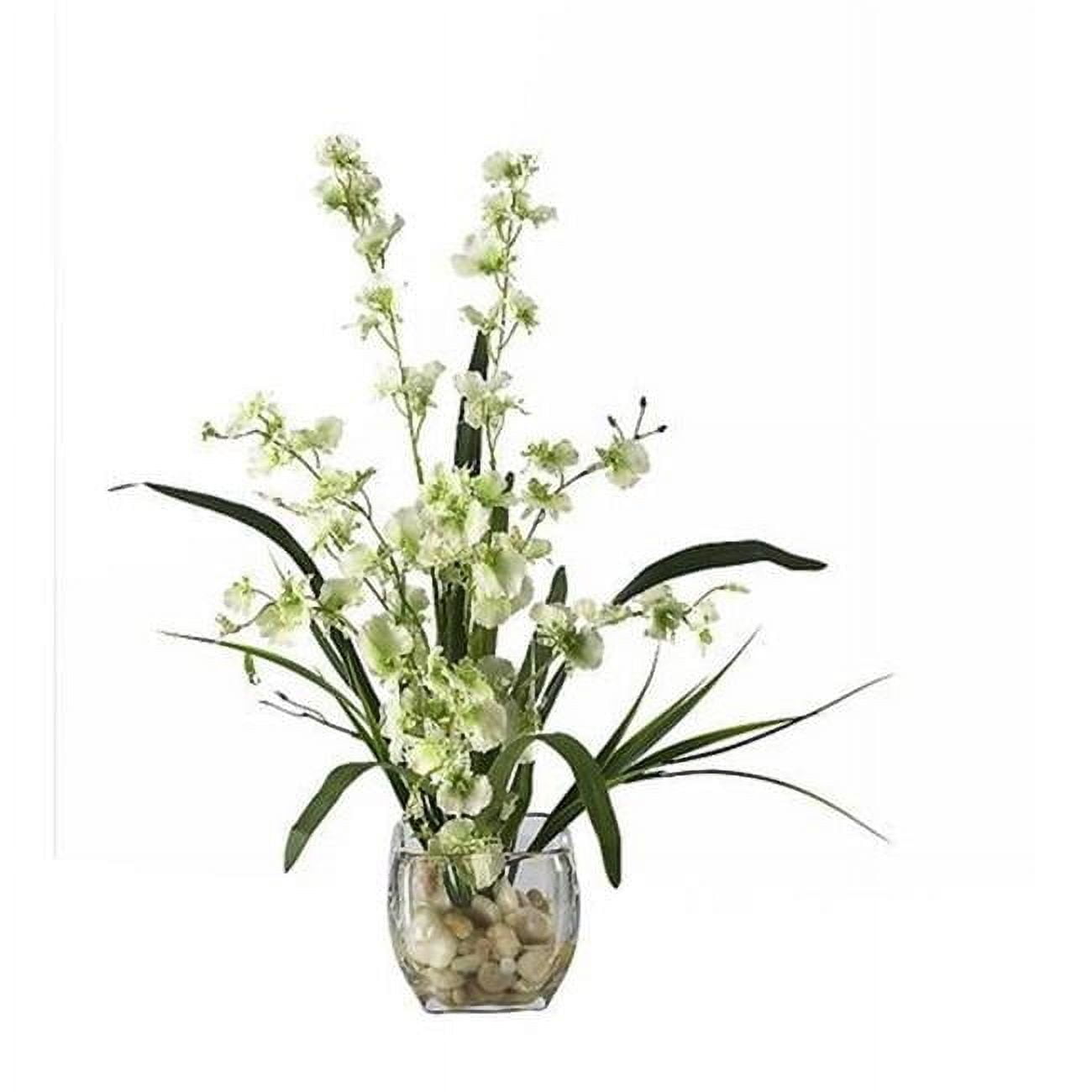Nearly Natural Dancing Lady Orchid Liquid Illusion - Green - Walmart.com