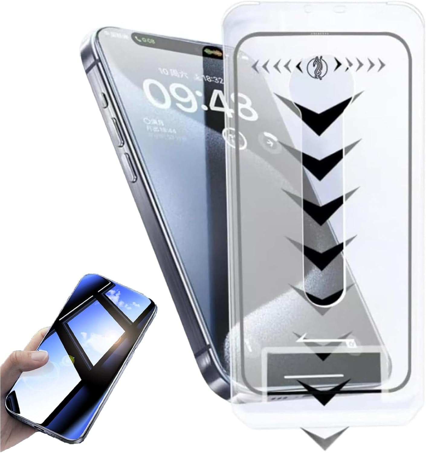 Nearlyas Invisible Screen Protector, 2025 New Durable Screens Armor Pro -Fingerprint-Proof Dust ...