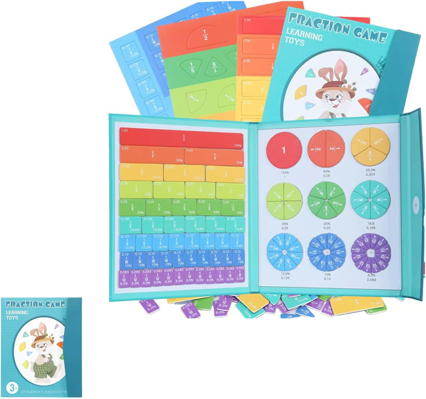 Nearlyas Magnetic Fraction Demonstration Book, Wood Sprite Park ...