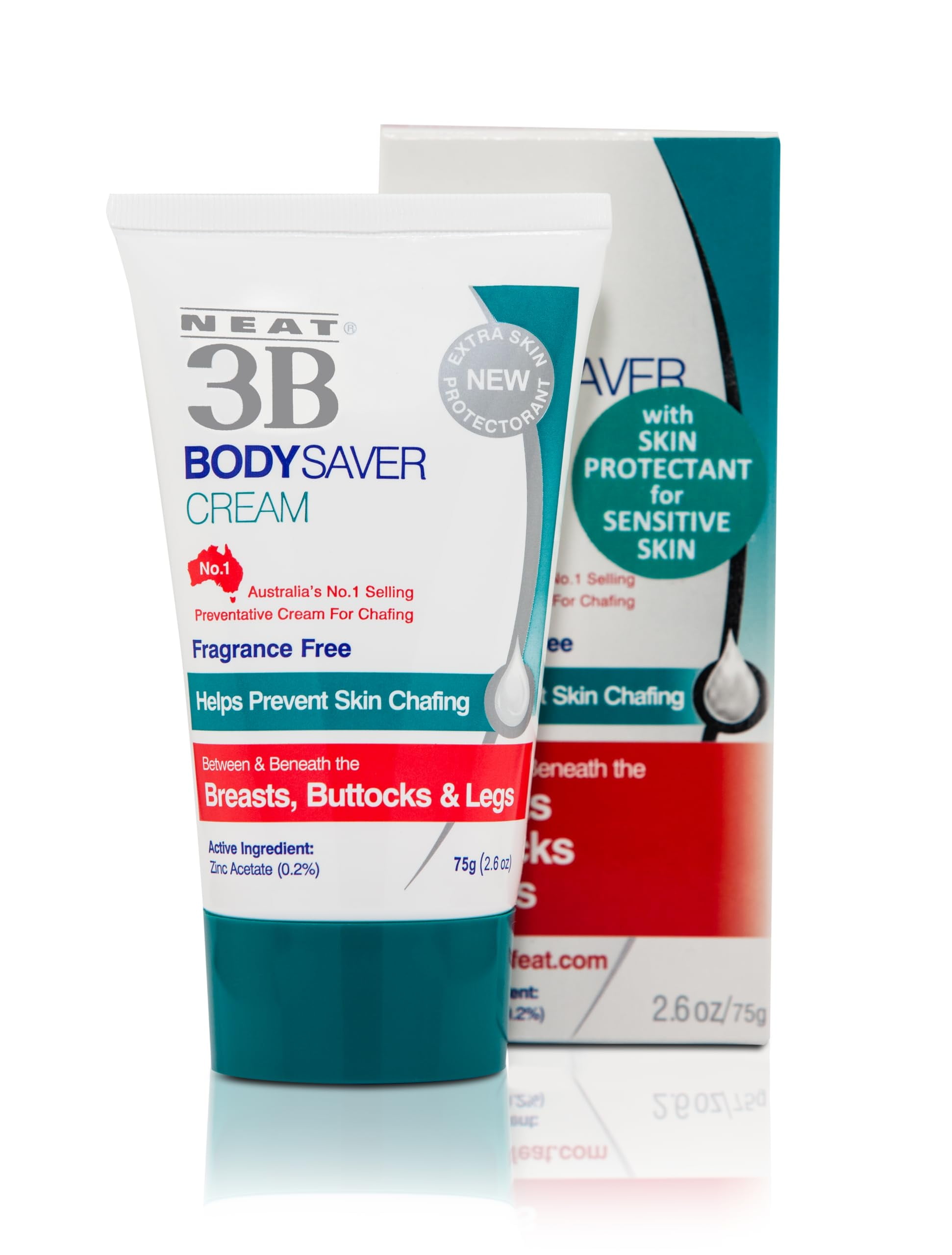 Neat 3B Body Saver Anti-Chafe HYZ01 and Sweat Rash Cream. Under Arm ...