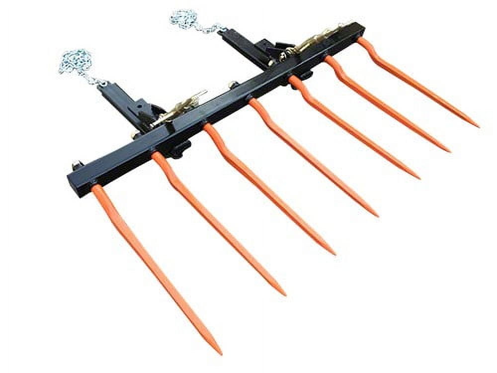 Neat Farms Manure fork Tractor Attachment, 60" Usable Width, 7 x 36 ...