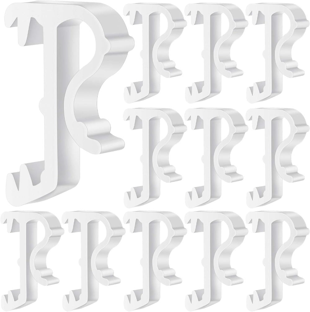 Neat & Hidden 1 - Inch White Plastic Blind Valance Clips Set (12 Pcs ...
