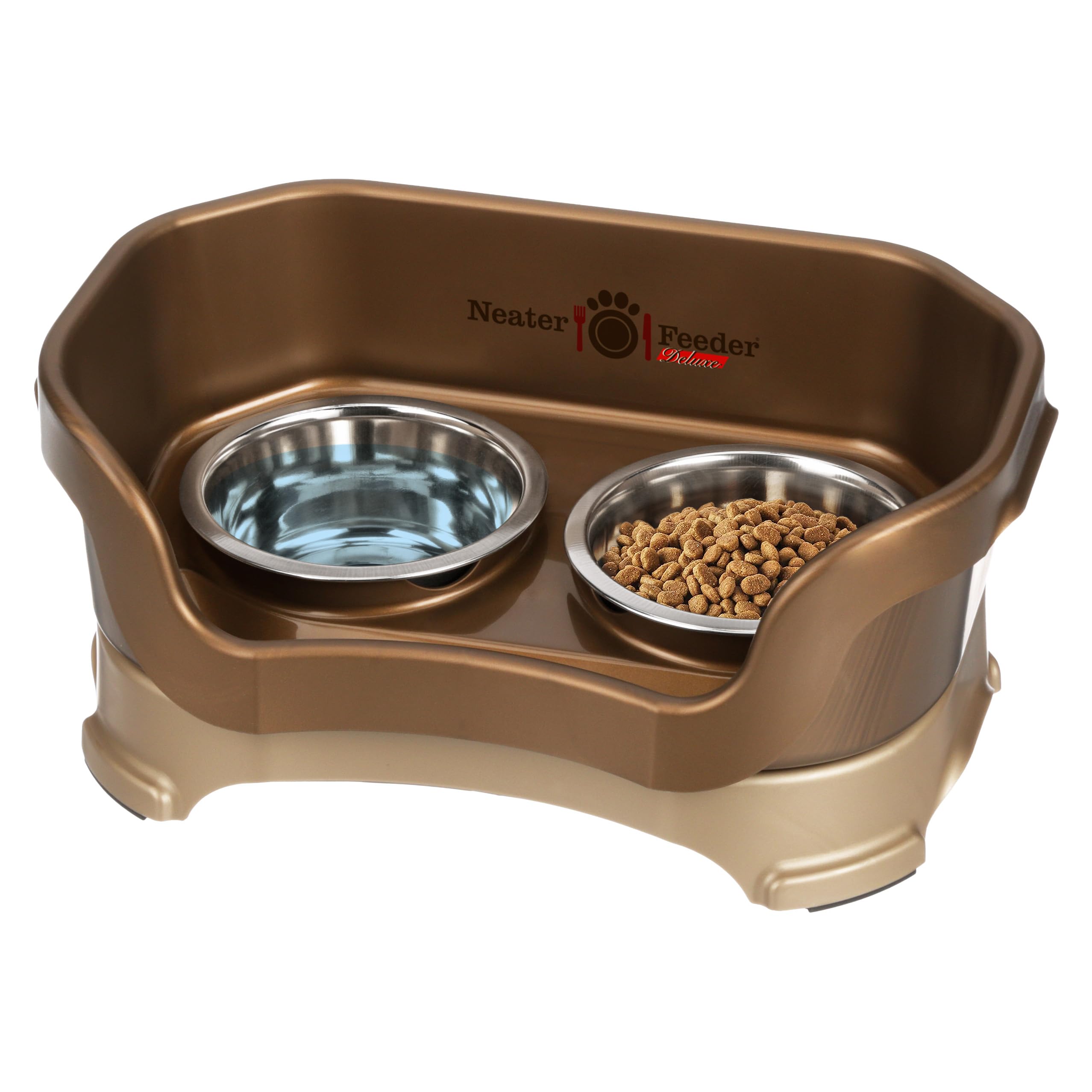 Neater Feeder Deluxe Mess Proof Cat Bowls Elevated for All Breeds ...
