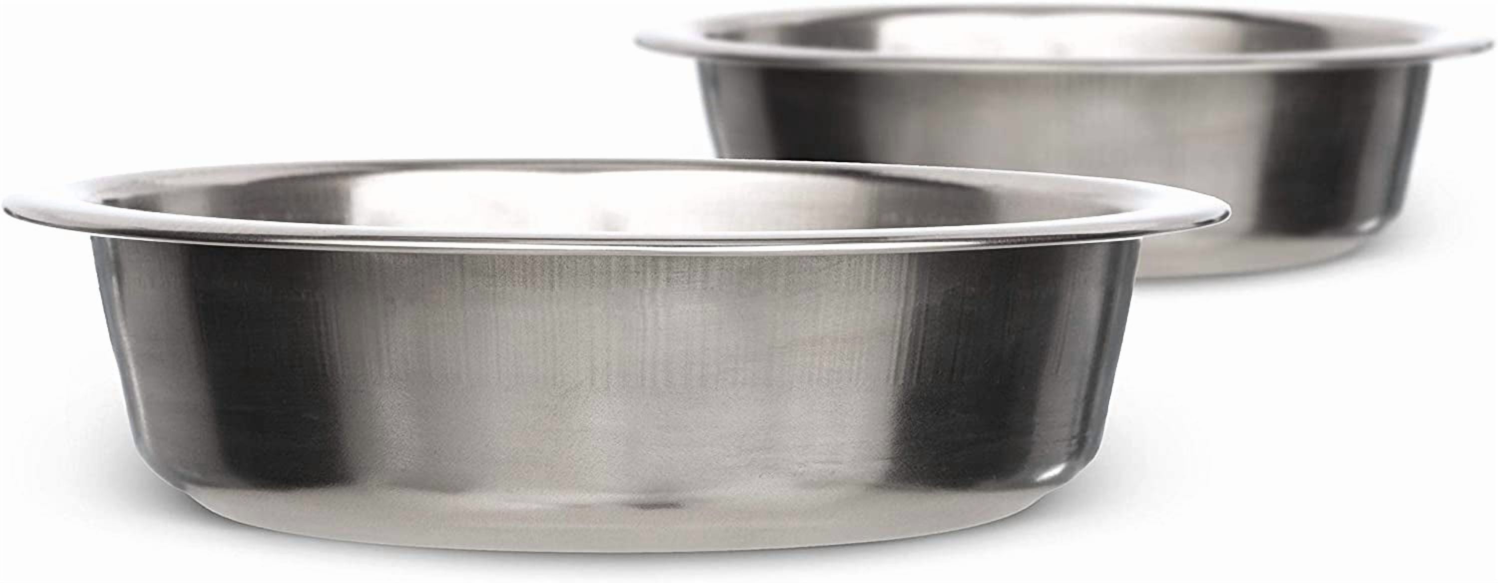 Neater Pet Brands 1.5 Cup (12 oz.) Shallow Stainless Steel Cat Bowls ...