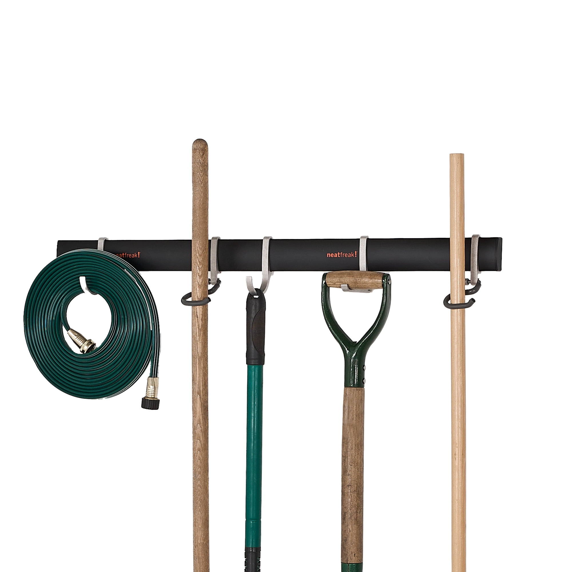 Neatfreak 7PC Garage Organizer 2x17" Tracks w/ 5 Hooks, Heavy-Duty ...