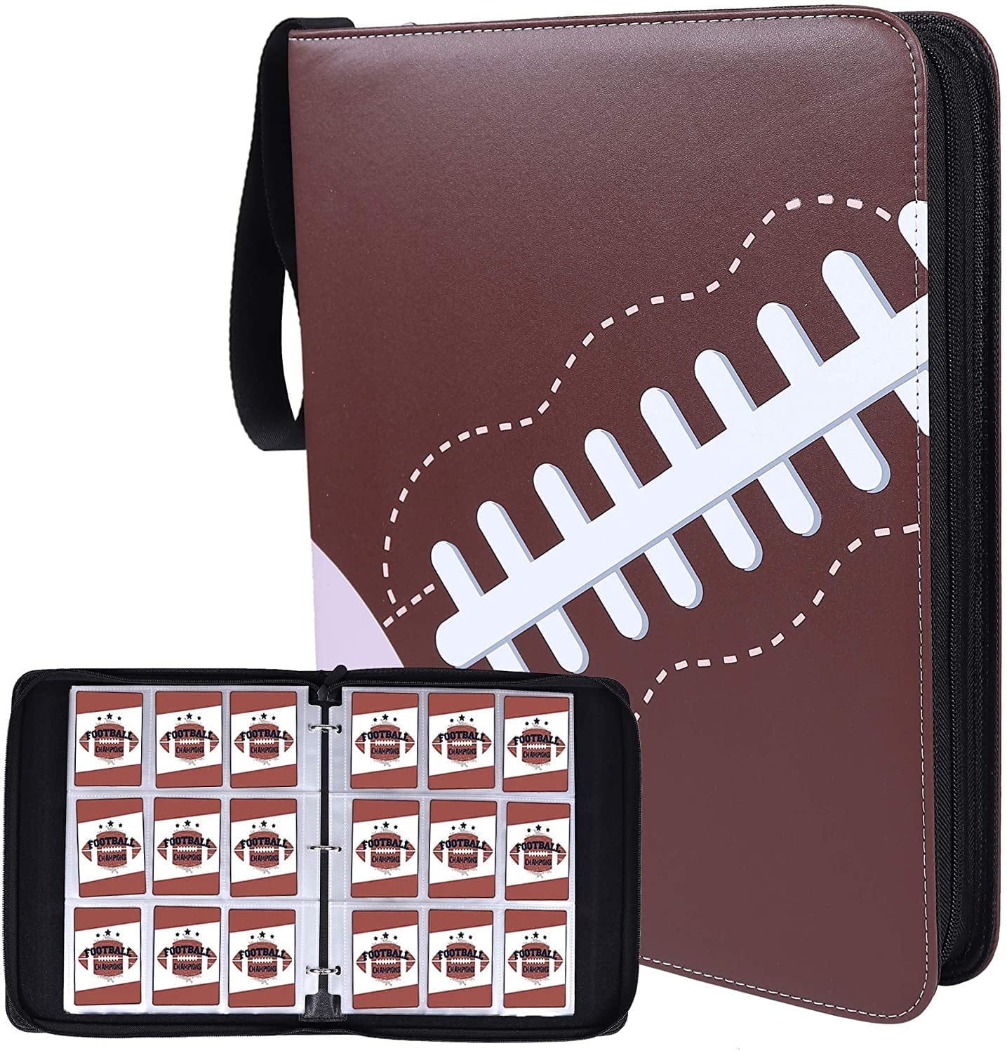 NeatoTek 720 Pockets Football Cards Binder with Protective Sheets, 3 ...