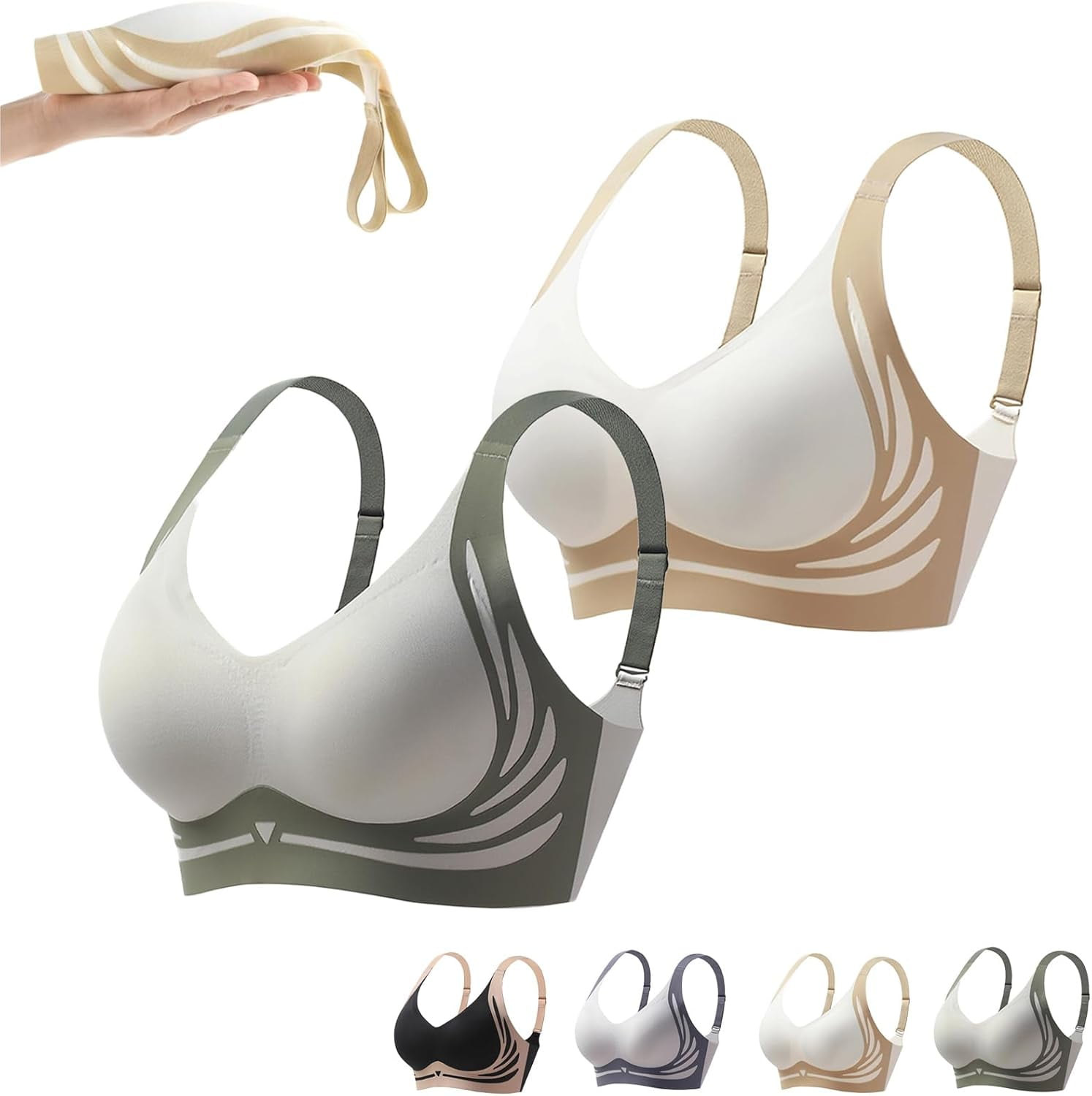 Neattidyly Bras, Lushfitting Powerful Push-Up Seamless Bra, Wmstylist ...
