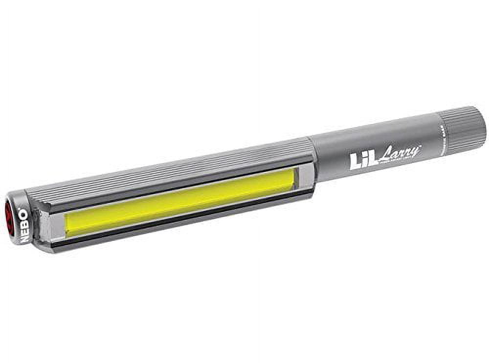 Nebo 6465 Lil Larry Flashlight, Silver - Walmart.com