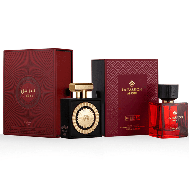 Nebras EDP 100ML (3.4 OZ) by Lattafa Pride & La Passion Absolu EDP 100ML (3.4 OZ) by Intense ...