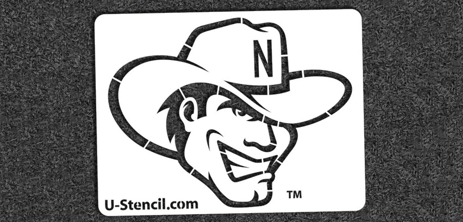 Nebraska Cornhuskers 11" x 14.5" Alternate Mini Stencil Kit - No Size ...