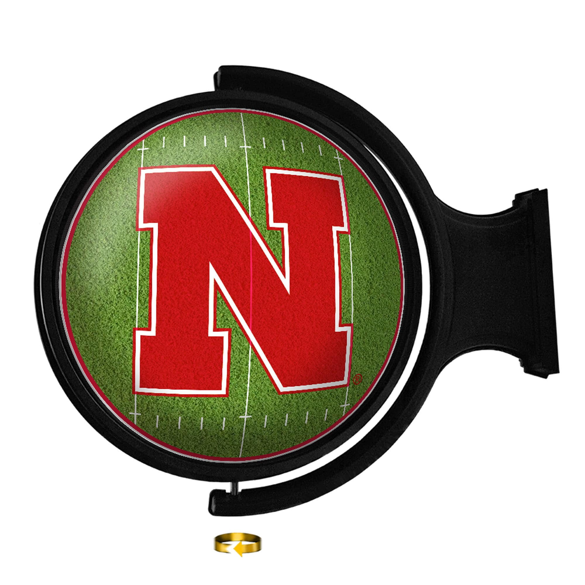 Nebraska Huskers Football 21'' x 23'' Rotating Lighted Wall Sign ...