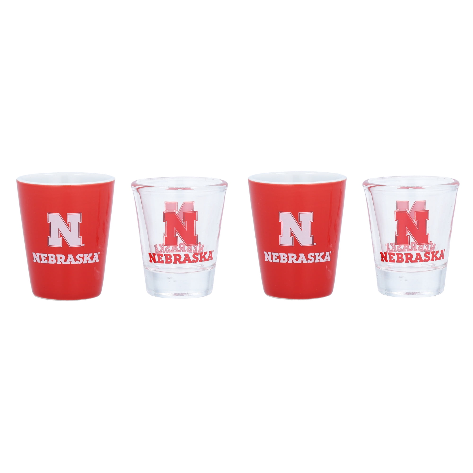Nebraska Huskers Four-Pack Shot Glass Set - Walmart.com