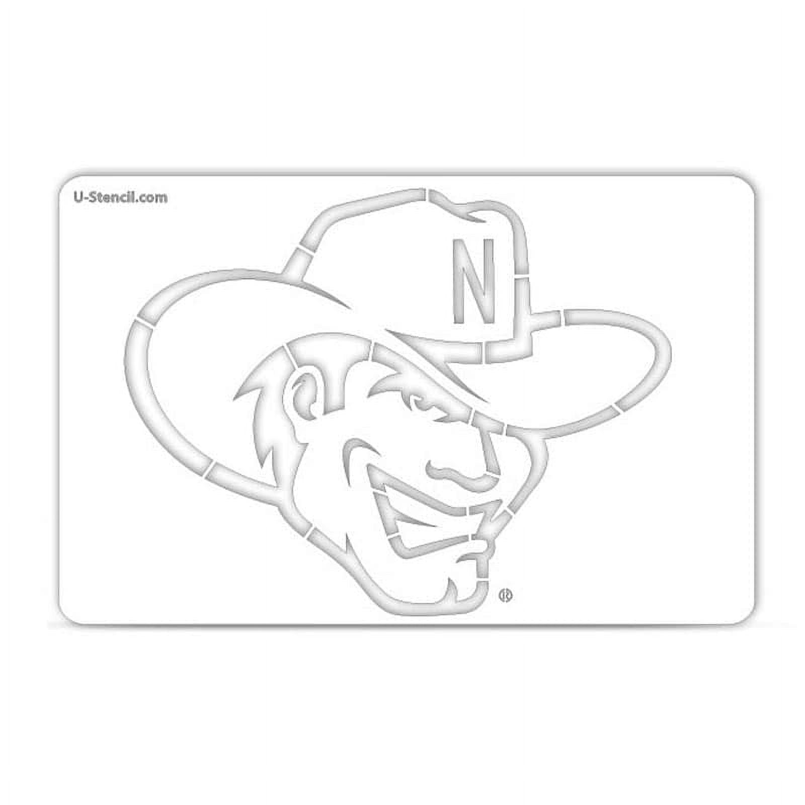 Nebraska Huskers Mascot Logo Tailgater Stencil - Walmart.com