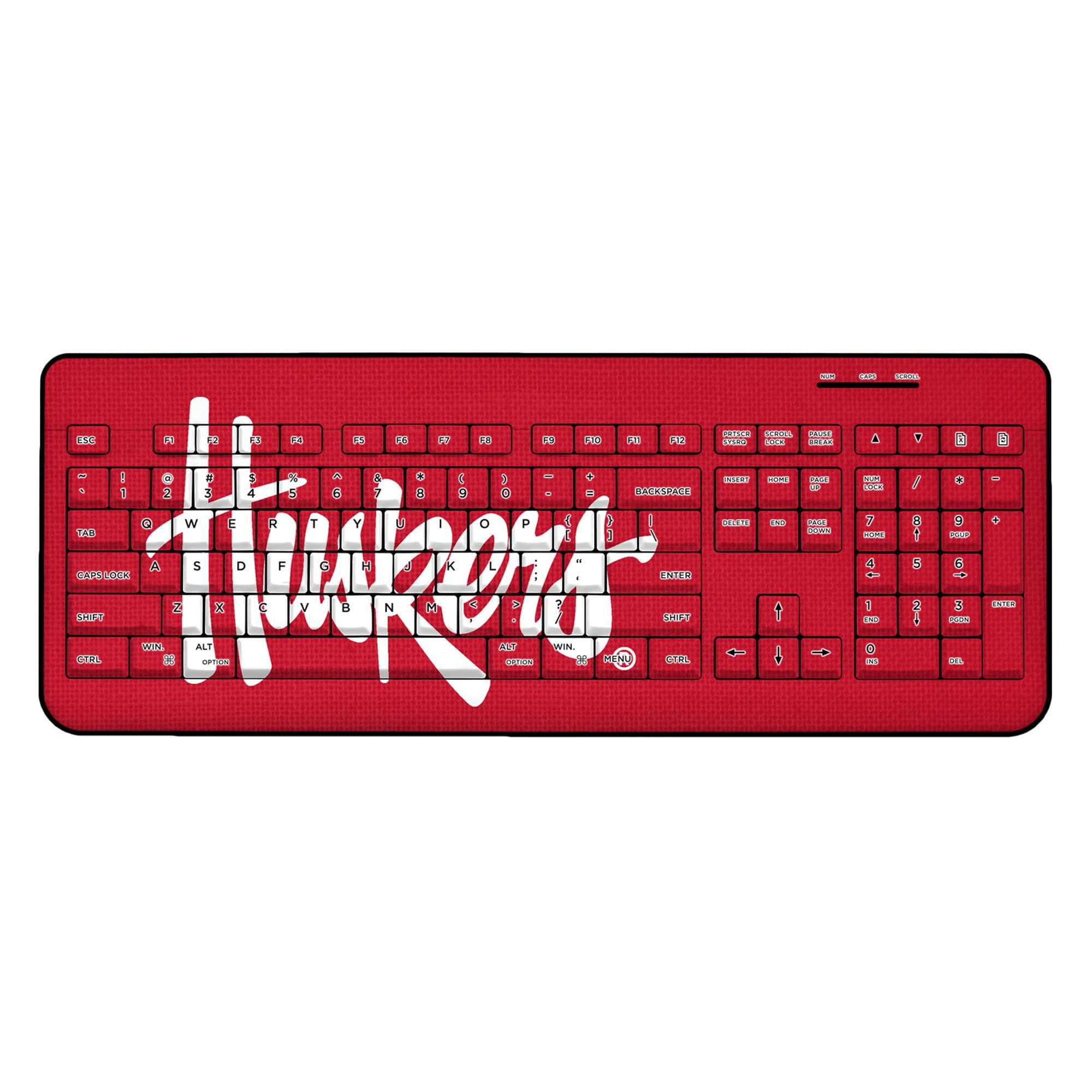 Nebraska Huskers Solid Design Wireless Keyboard - Walmart.com