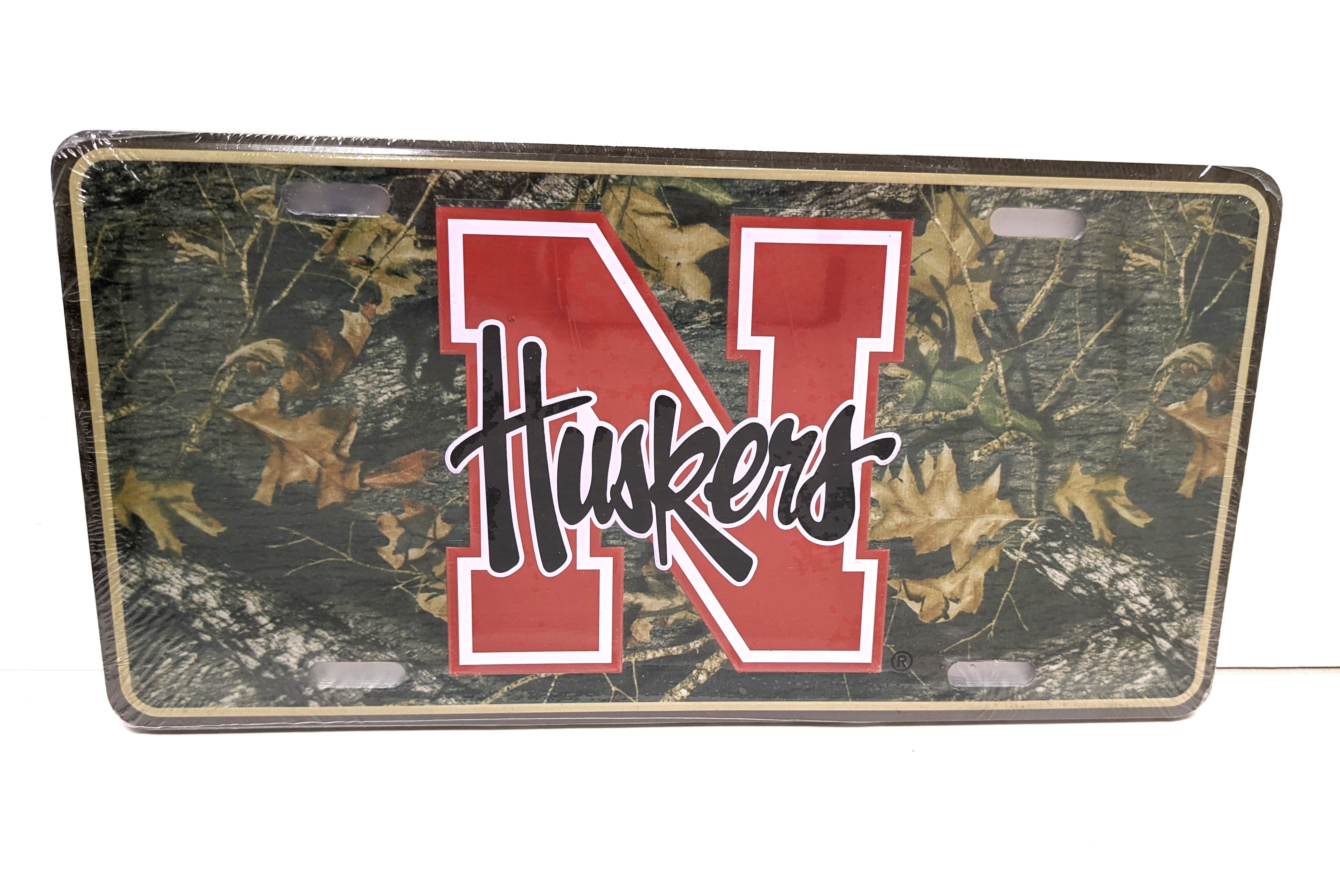 Nebraska Plate / Tag Camo Camouflage - Walmart.com