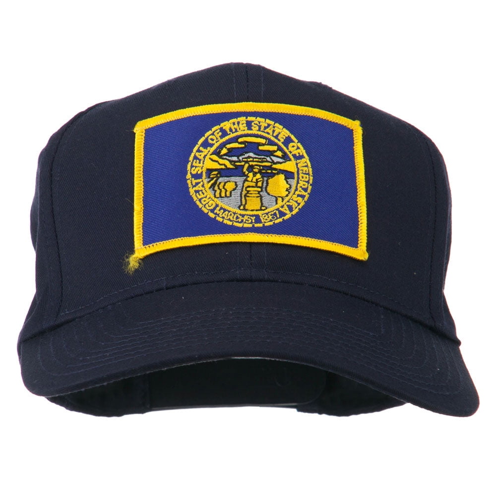 Nebraska State High Profile Patch Cap - Navy OSFM - Walmart.com