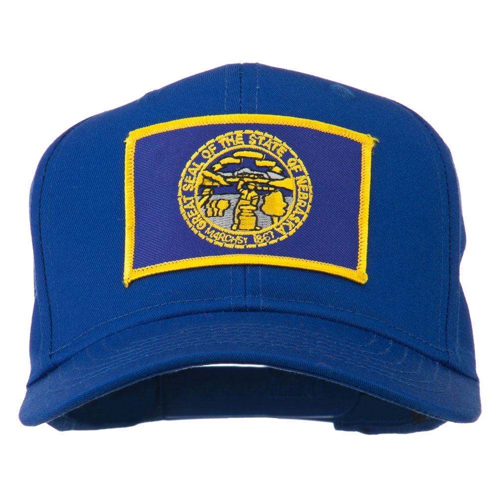 Nebraska State High Profile Patch Cap - Royal OSFM - Walmart.com