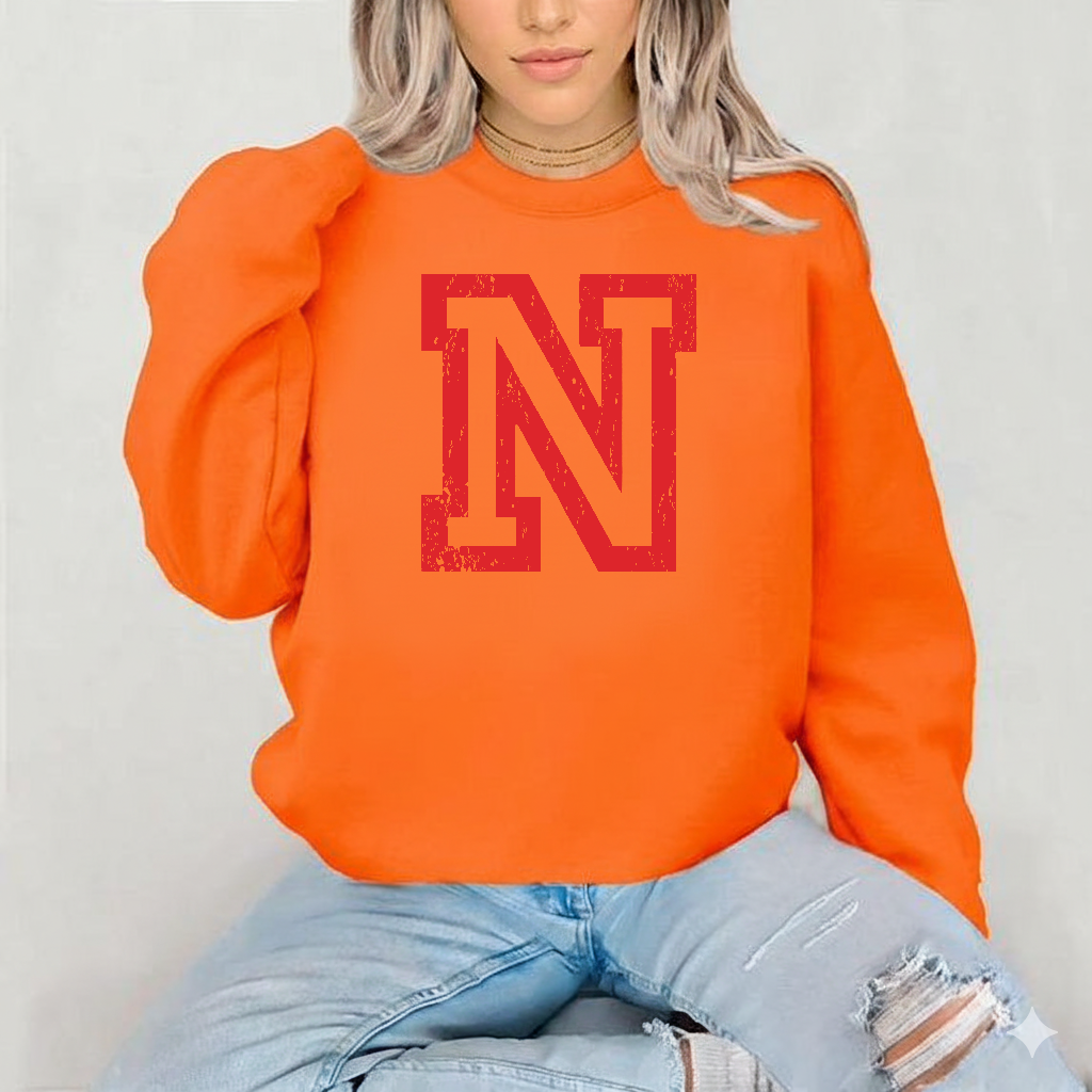 Nebraska State Map Icons Travel Souvenir Artistic Design Sweatshirt ...