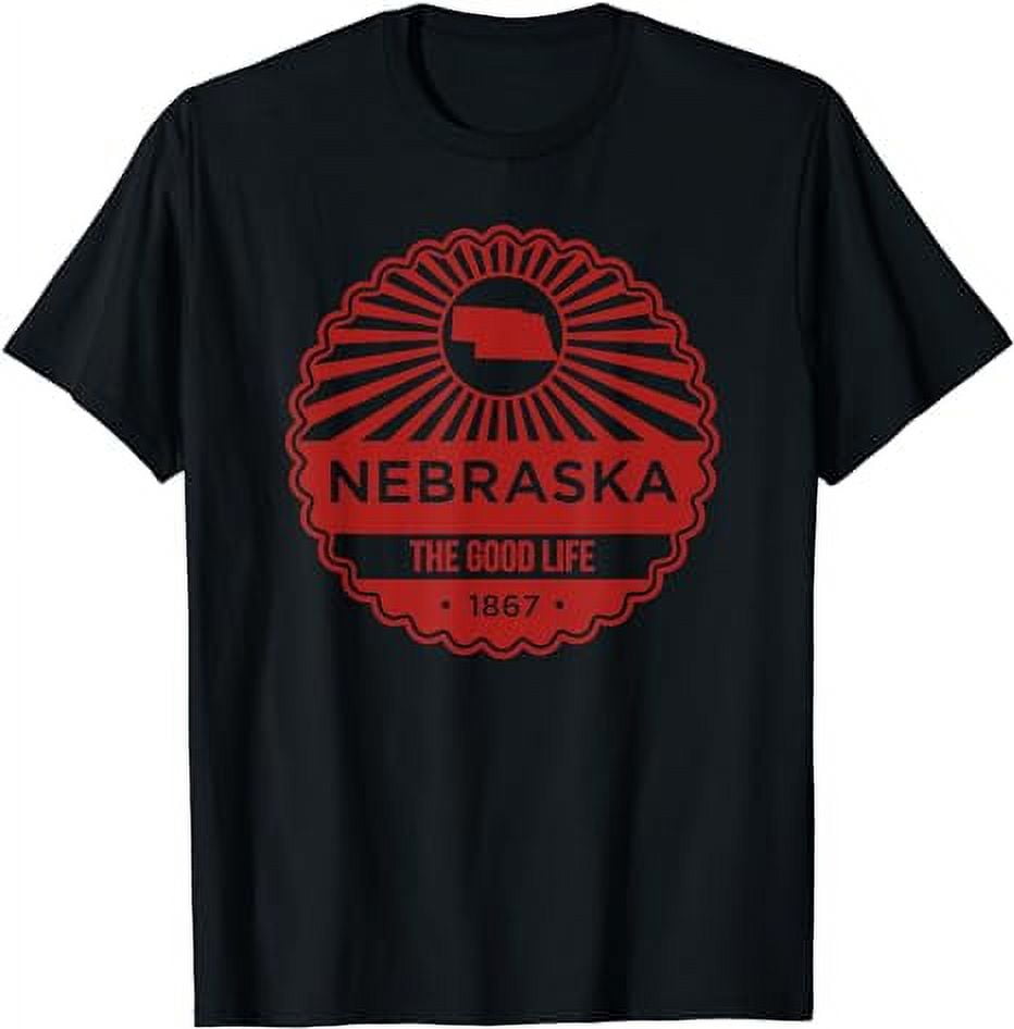 Nebraska State Motto The Good Life T-Shirt - Walmart.com