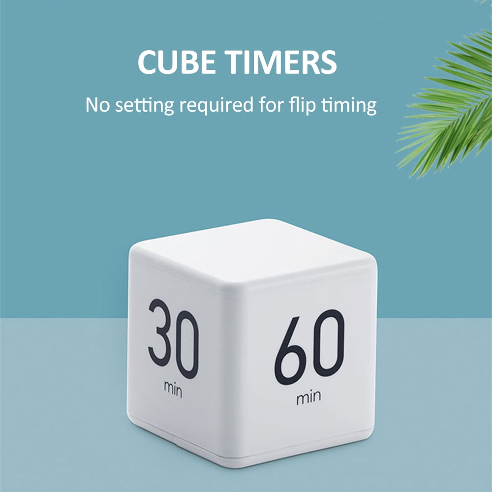 Nebublu Cube Timers With Countdown Settings Gravity Sensor Flip Timer