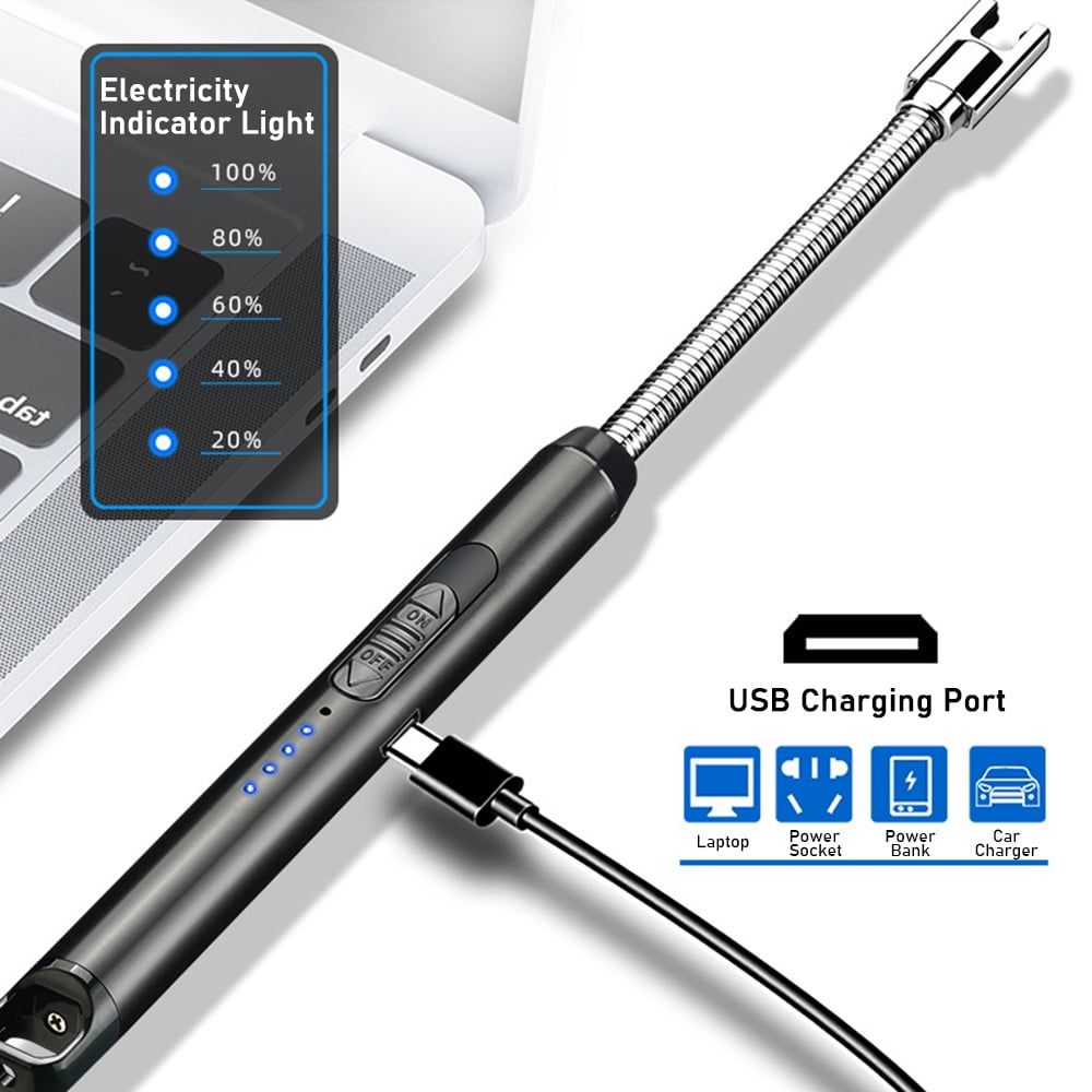 Nebublu Electric Arc Lighter Rechargeable Pulse Igniter BBQ Kitchen Gas ...