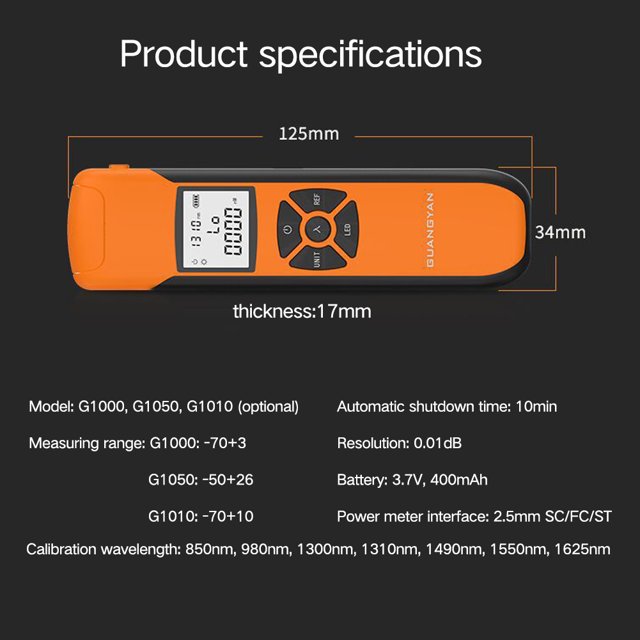 Nebublu Optical Meter Portable And Lightweight High Accuracy