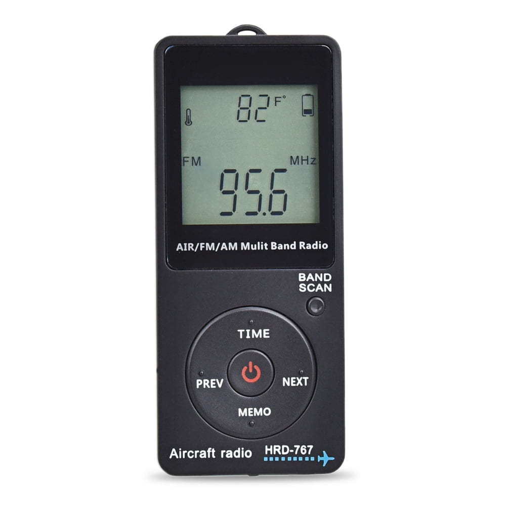 Nebublu Radio set,Aircraft Band Display Lock /AM/AIR Band Button Radio ...