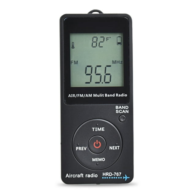 Nebublu Radio set,Aircraft Band Display Lock /AM/AIR Band Button Radio ...