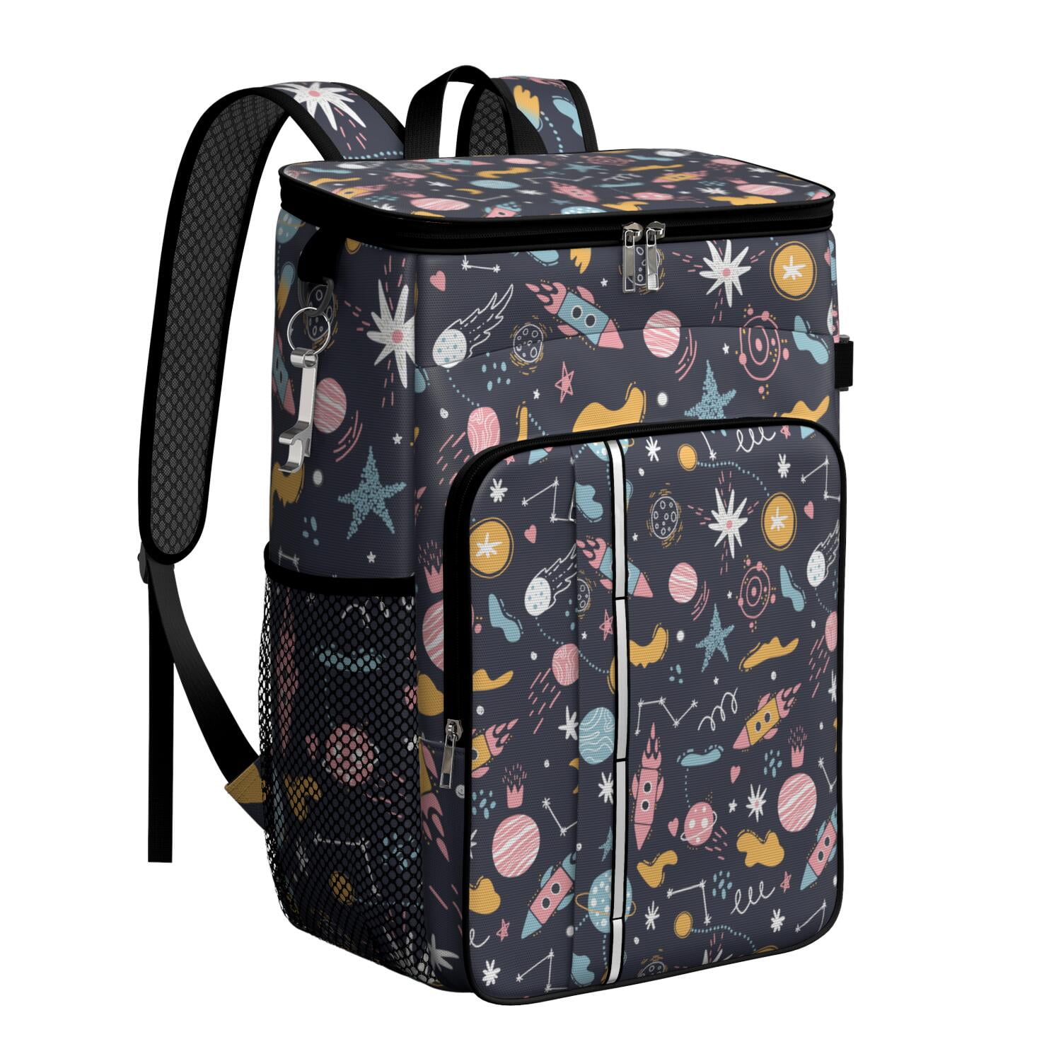 Nebula Cosmic Backpack Cooler, Insulated Lunch Bag with Planet and Star ...